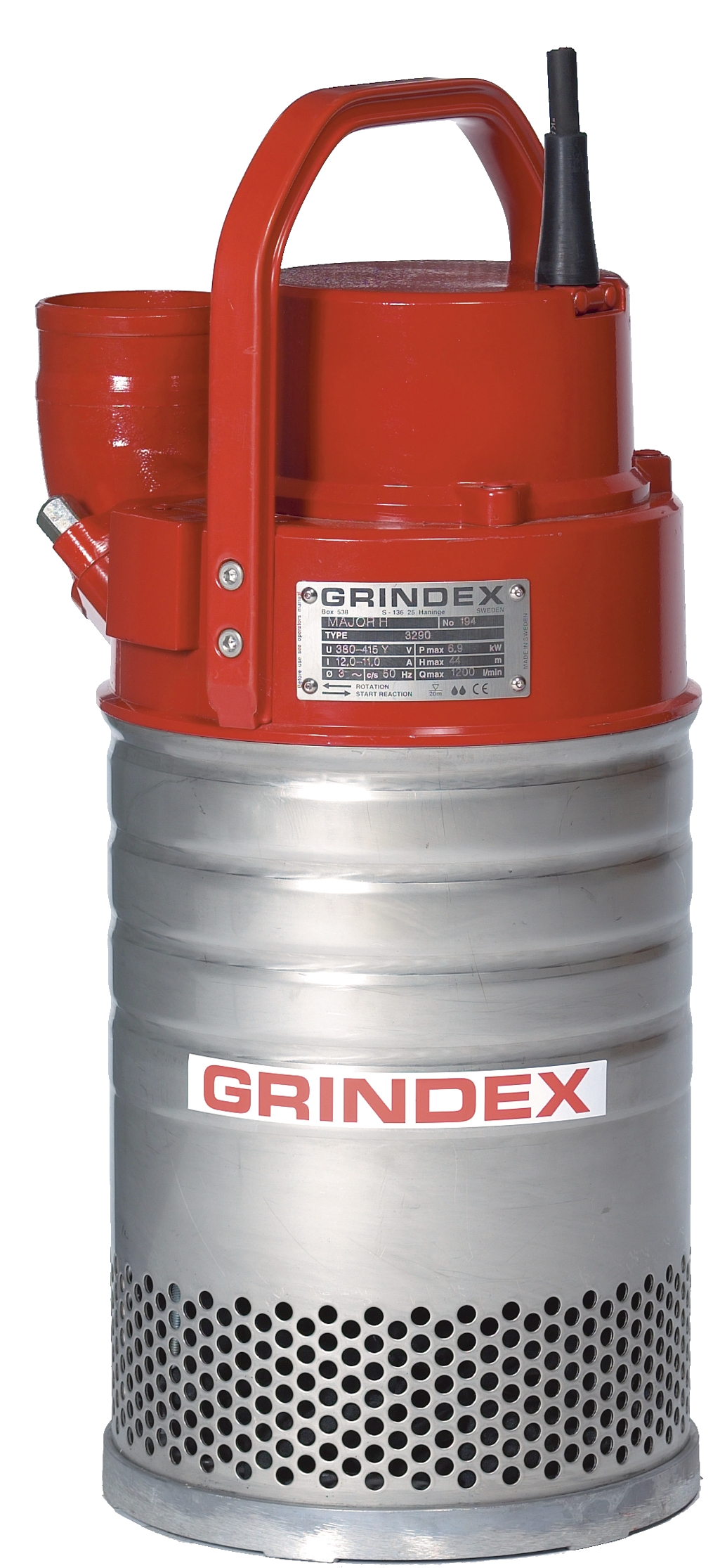 Elektromos víztelenítő szivattyúk : GRINDEX MINOR-H 3FASE bérlés, árakkal